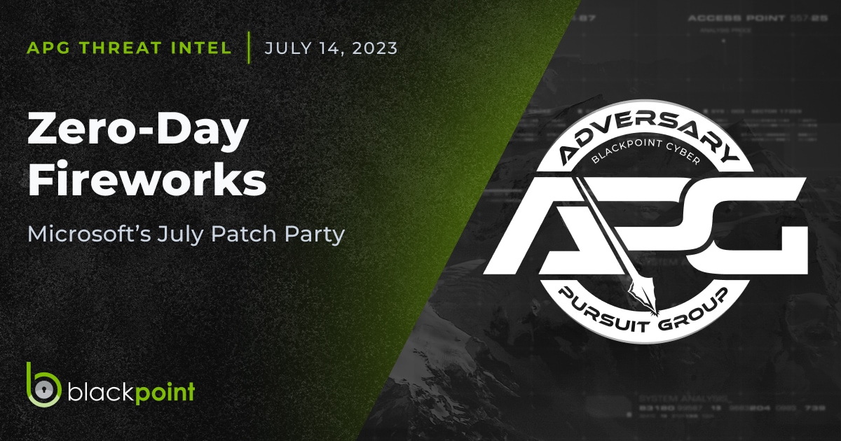 Zero-Day Fireworks: Microsoft’s July Patch Party - Blackpoint