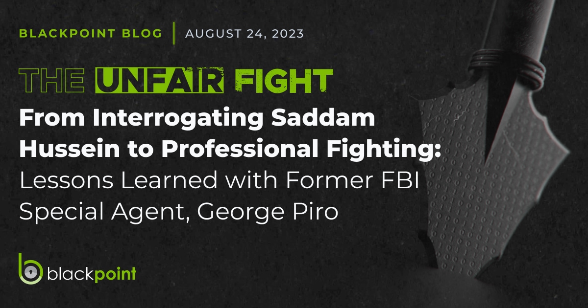 From Interrogating Saddam Hussein to Professional Fighting: Lessons ...