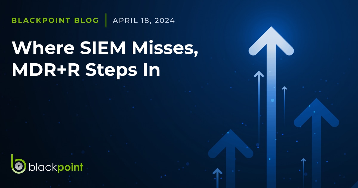 Where SIEM Misses, MDR+R Steps In - Blackpoint