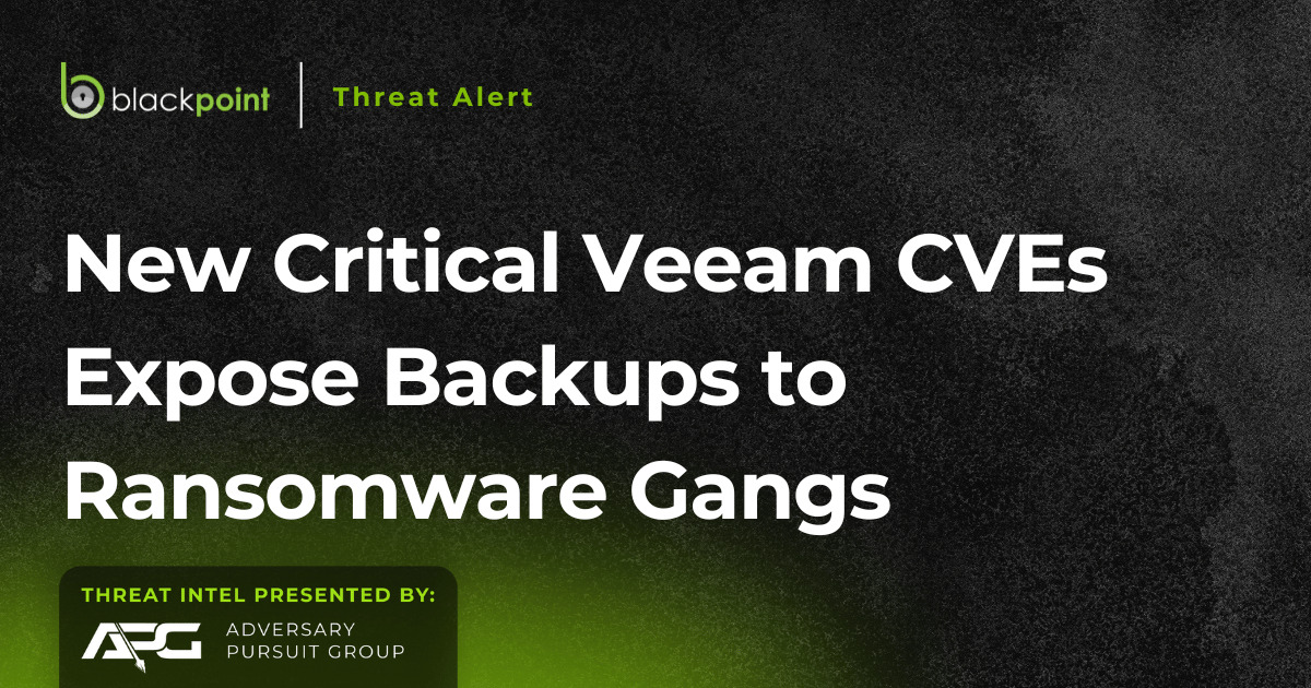New Critical Veeam CVEs Expose Backups to Ransomware Gangs